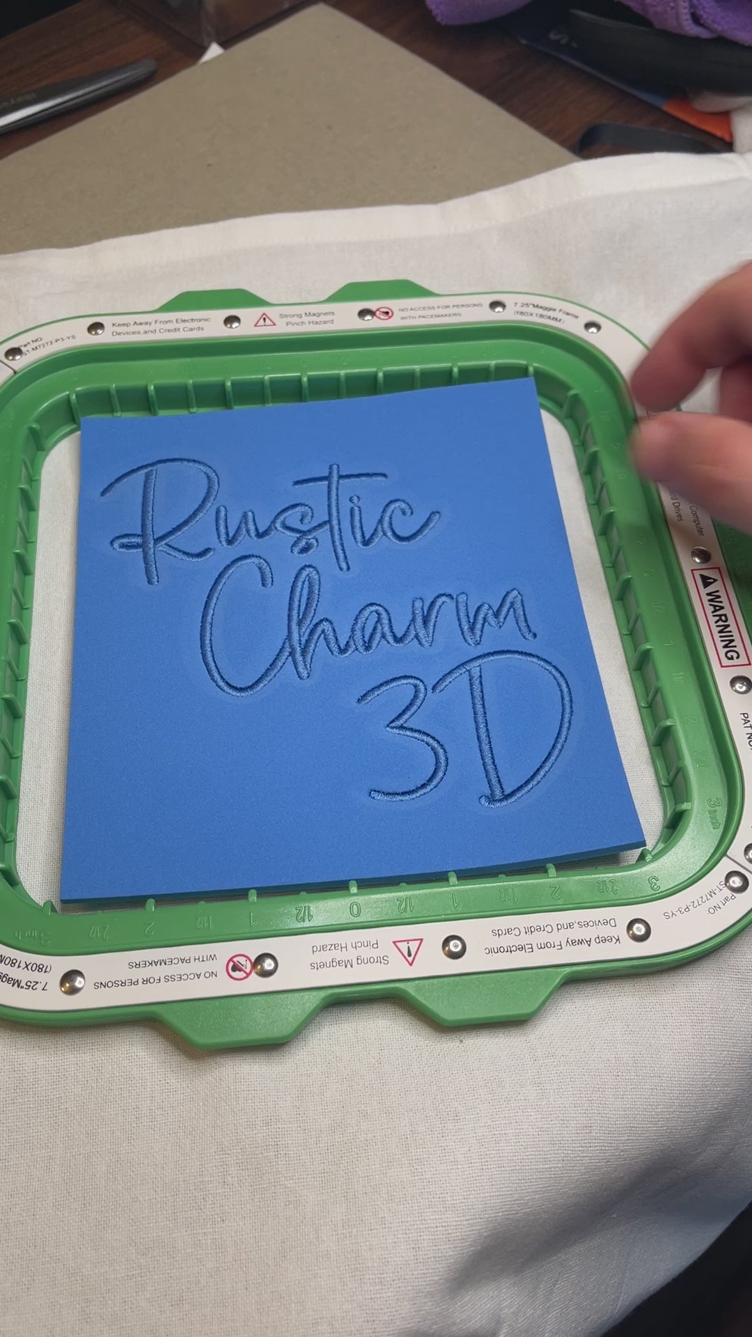 3D Puff Digital Embroidery Font | Rustic Charm Embroidery Fonts – The Stylish Stitcher