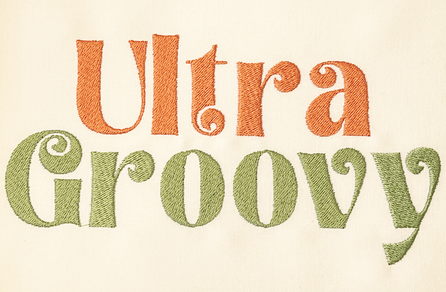 Ultra Groovy Digital Embroidery Font – The Stylish Stitcher
